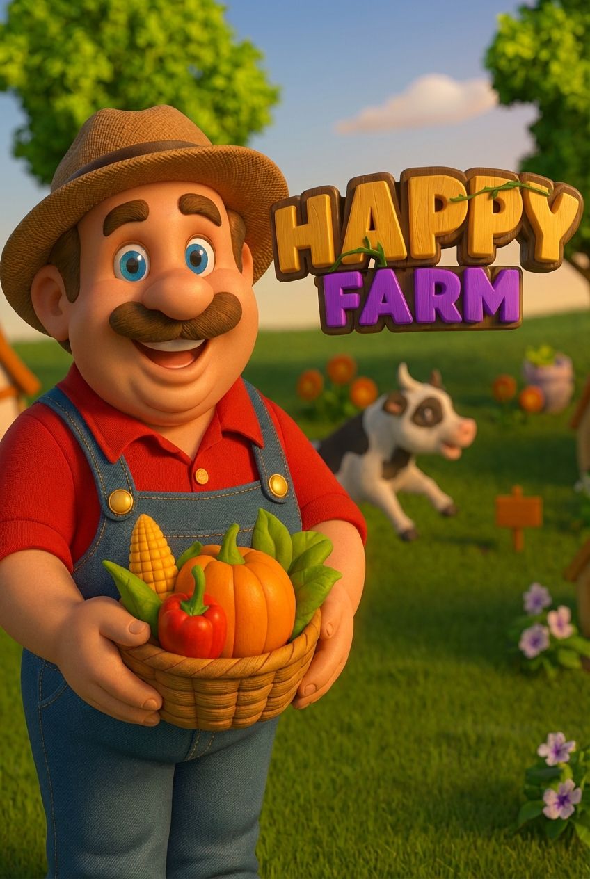 Happy Farm - Play Free Farming Game Online | No Download | Puzzio.io