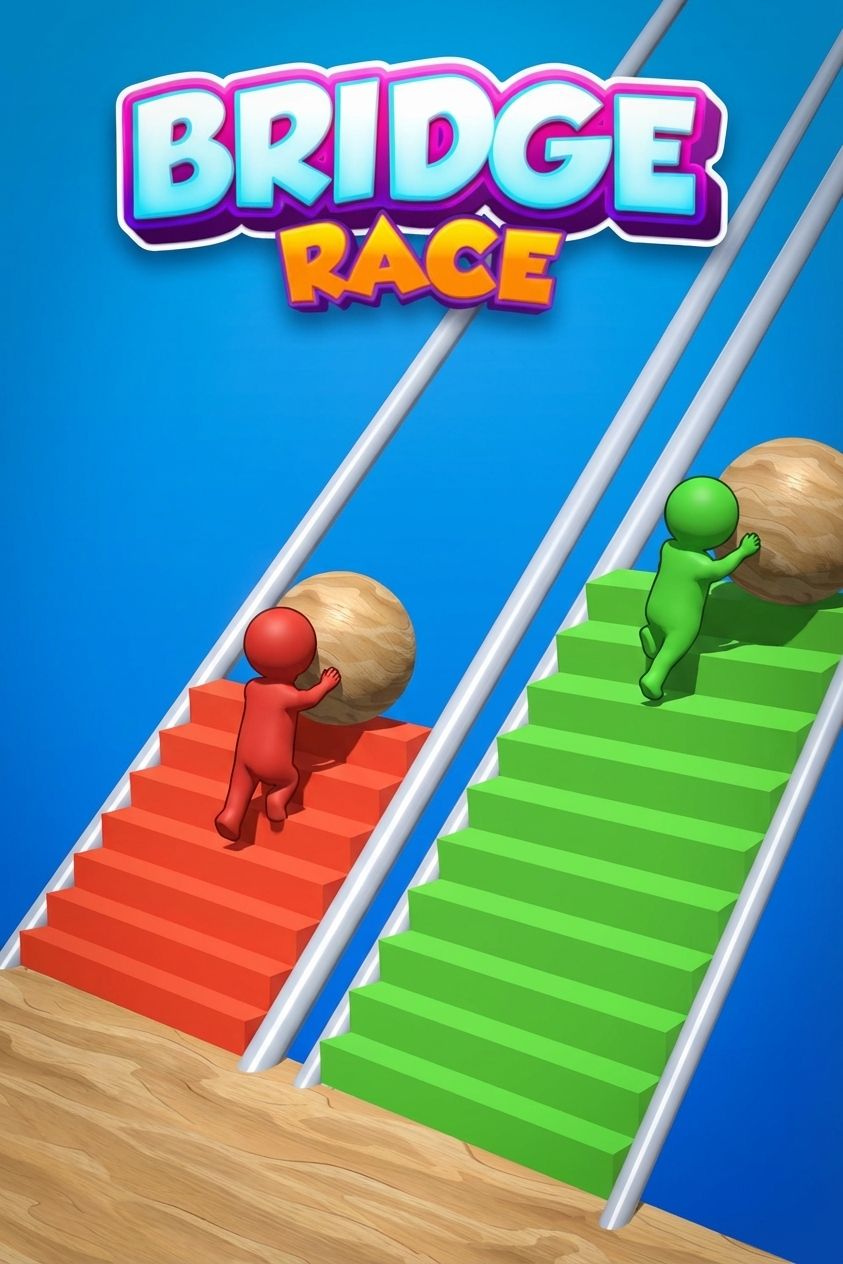 Bridge Race - Play Free Online Building Game | No Download | Puzzio.io