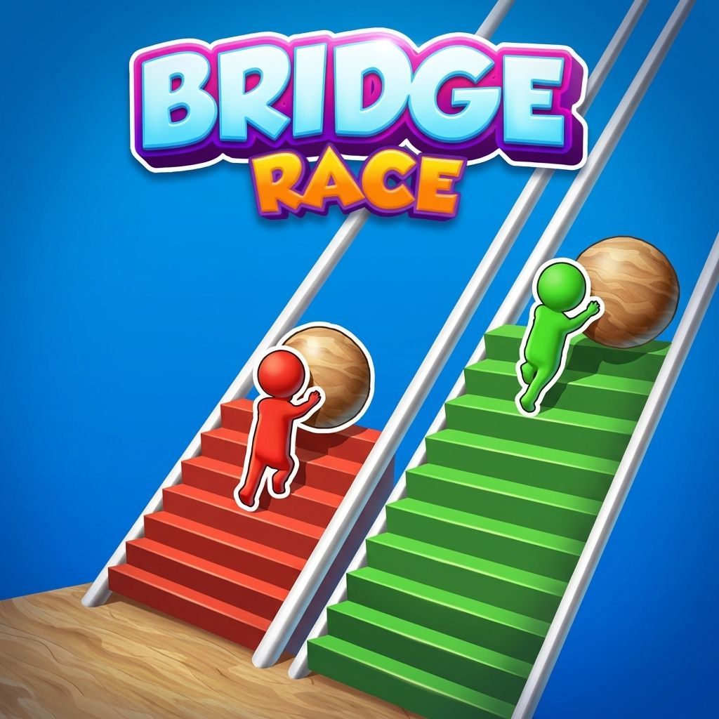 Bridge Race - Play Free Online Building Game | No Download | Puzzio.io