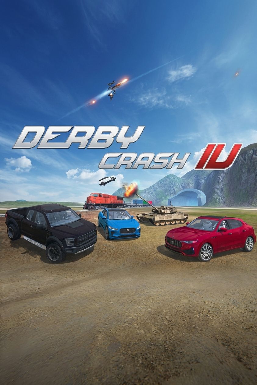 Derby Crash 4 - Play Free Online Car Crash Sandbox Game | Puzzio.io